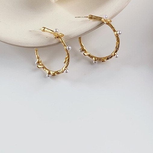 Laurel Hoops Luminique Jewels