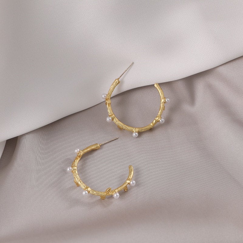 Laurel Hoops Luminique Jewels